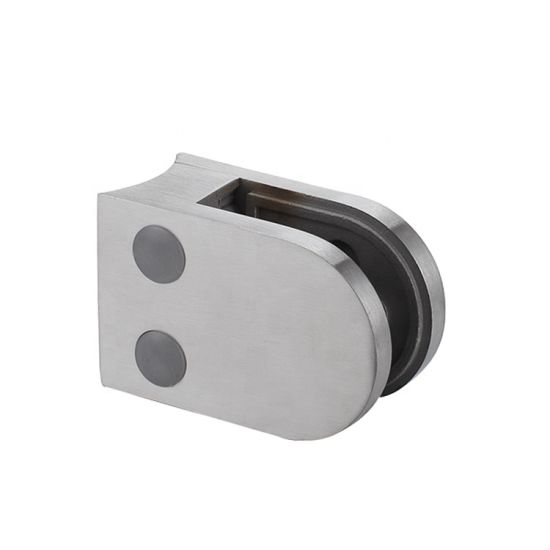 Stainless Steel 304 / 316 / Zinc Alloy Glass Railing Clamp Fittings