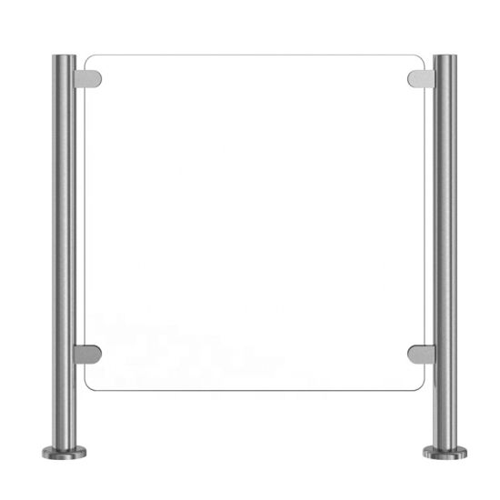 Stainless Steel Balcony Banister Vertical Rod Railing Exterior for Stair